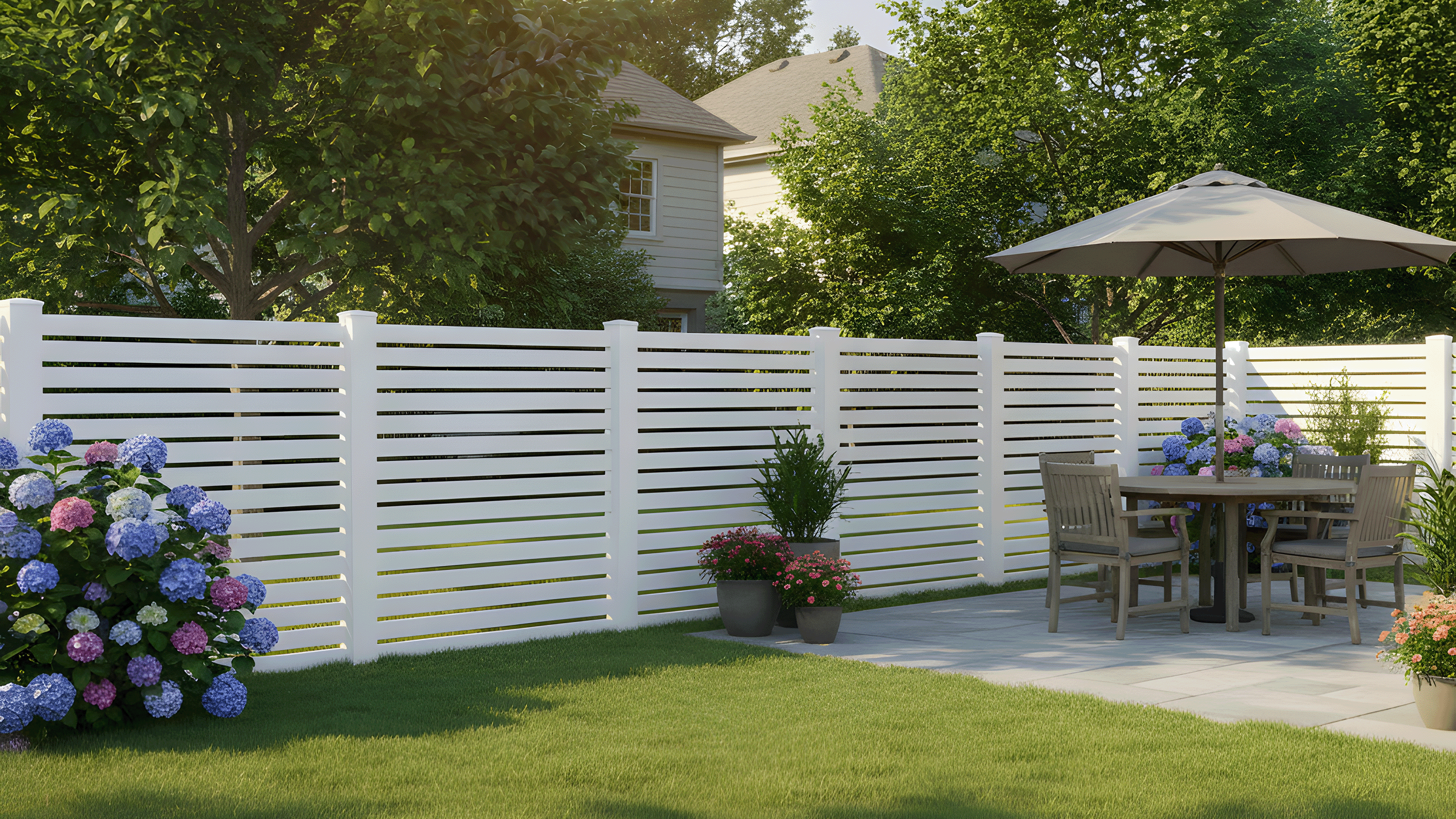 Duramax Semi-Privacy Fences | Made in USA Vinyl Fencing – Duramax ...
